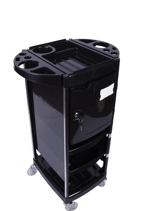 Trolley 11-X10 Trolley Black,2 tiers locker, with removable wheels ...
